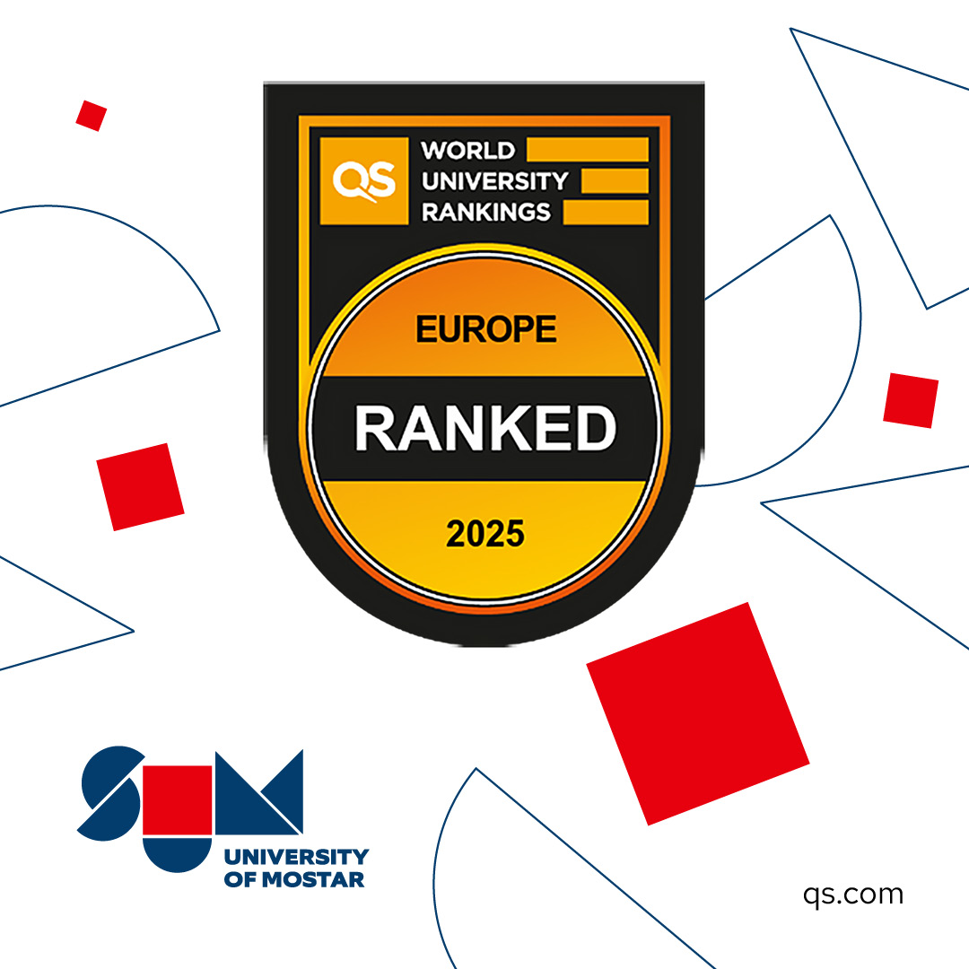 Sveučilište u Mostaru u top 500 na QS World Rankings: Europe 2025 ...